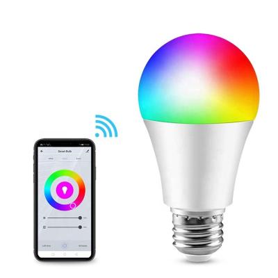 China Music Wifi Color Changing Light Bulb 80Ra Stereo Audio Wifi Bulb With Speaker Remote Control for sale