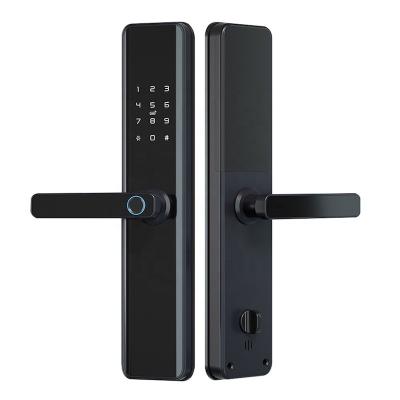 China Smart Fingerprint Door Lock Security Intelligent With APP Unlock Keyless Entry Keypad for sale