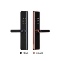 China Smart Fingerprint Door Lock Security Intelligent With APP Unlock Keyless Entry Keypad for sale