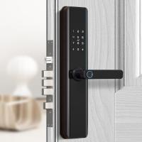 China Smart Fingerprint Door Lock Security Intelligent With APP Unlock Keyless Entry Keypad for sale