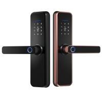 China Wifi Bedroom Door Lock Fingerprint Easy Install for sale