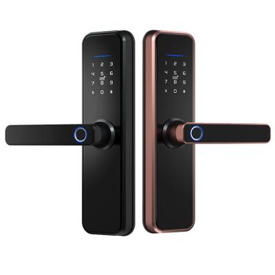 China Wifi Bedroom Door Lock Fingerprint Easy Install for sale