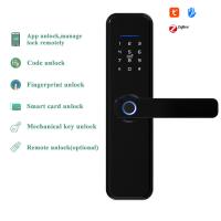 China Wifi Bedroom Door Lock Fingerprint Easy Install for sale