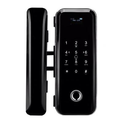 China SHUWEI Password IC Card Wifi Sliding Door Lock WiFi Electronic Glass Door Lock for sale