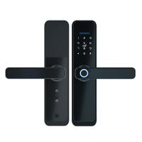 China Tuya APP Unlock Smart Electronic Door Lock Support For Fingerprint Password IC Card for sale
