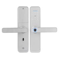 China Tuya APP Unlock Smart Electronic Door Lock Support For Fingerprint Password IC Card for sale