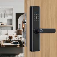 China Waterproof Tuya App Electric Smart Wifi Door Lock Biometric Fingerprint for sale
