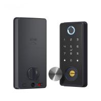 China Commercial Wifi Door Lock Work With Alexa EKey IC Card App For Home Hotel Office for sale