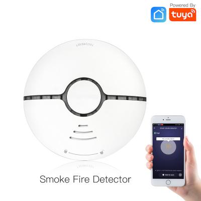 China Battery 2.4Ghz Wifi Wifi Smoke Detector for sale