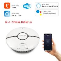 China Battery 2.4Ghz Wifi Wifi Smoke Detector for sale