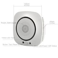 China Tuya APP Smart WiFi Gas Detector Kitchen Cooking Gas Leak Alarm and Carbon Monoxide Detector for sale