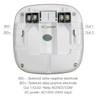 China Tuya APP Smart WiFi Gas Detector Kitchen Cooking Gas Leak Alarm and Carbon Monoxide Detector for sale
