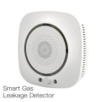 China Tuya APP Smart WiFi Gas Detector Kitchen Cooking Gas Leak Alarm and Carbon Monoxide Detector for sale