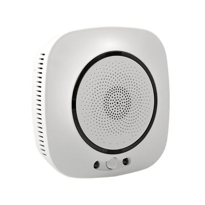 China Tuya APP Smart WiFi Gas Detector Kitchen Cooking Gas Leak Alarm and Carbon Monoxide Detector for sale