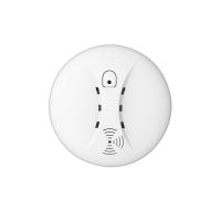 China Battery Operated Smoke Fire Detector Photoelectric Sensor Alarms With Light Sound Warning for sale