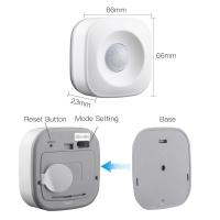 China WiFi Wireless Security Alarm Smart Motion Sensor Free Notification Tuya APP Control PIR Motion Detector for sale