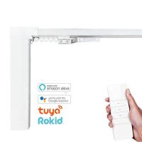 China Household Life Mobile APP Control Smart Curtain Motor Voice Control Tuya ZigBee Curtain Motor for sale