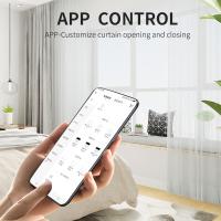 China WiFi Control Smart home curtain opener Automatic Curtain Track Work with Amazon Alexa Google Home for sale