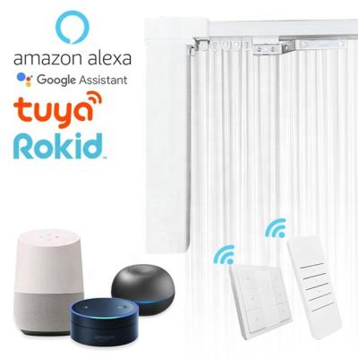 China WiFi Remote Control Drapery System Smart Curtain Motor Alexa Home Assistant Control for sale