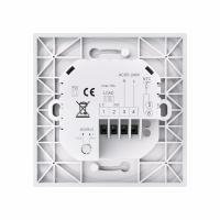 China Circular Smart Wifi Wireless Room Thermostat Remote Control AC Touch Screen for sale