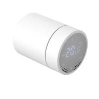 China Temperature Control Smart TRV Wifi Zigbee Radiator Thermostat With Google Home And Alexa for sale