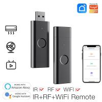 China TV Fans Air Conditioner Universal Infrared Remote Control IR+RF Voice Wifi Smart Ir Remote Controller for sale