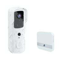 China 2.4G Smart Hd Wifi Security Doorbell Camera With Chime Night Vision Two-Way Audio for sale