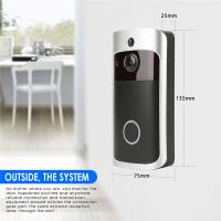China WiFi 720P Video Smart Home Wireless Doorbell PIR Security Door Chine Bell With IR Night for sale