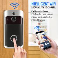 China WiFi 720P Video Smart Home Wireless Doorbell PIR Security Door Chine Bell With IR Night for sale