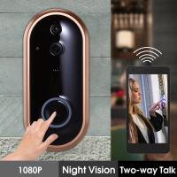 China 2K Battery Powered Smart Home Wireless Doorbell Chime wireless front door security camera for sale