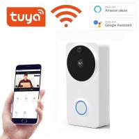 China Real Time Night Vision Tuya Smart Life Video Doorbell OLED HD WiFi Security Camera for sale