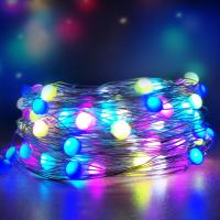 China Tuya APP Control Wifi Smart Christmas Tree Lights USB Powered LED Fairy Light DC5V for sale