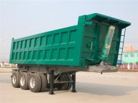 China Carbon Steel T700 Heavy Duty Semi Trailers 3 Axle 26M3 - 30M3 30t 40 Ton 50T Dump Trailer for sale
