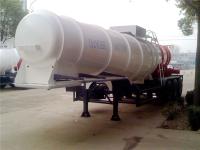 China 3 Axle V Shape Heavy Duty Semi Trailers  19M3 20M3 21M3 For Sulfuric Acid for sale