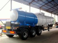 China 3 Axle V Shape Heavy Duty Semi Trailers  19M3 20M3 21M3 For Sulfuric Acid for sale