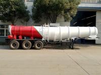 China 3 Axle V Shape Heavy Duty Semi Trailers  19M3 20M3 21M3 For Sulfuric Acid for sale