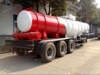 China 3 Axle V Shape Heavy Duty Semi Trailers  19M3 20M3 21M3 For Sulfuric Acid for sale