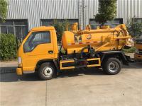 China Forland 4x2 5000L Tanker Truck Trailer 2 Axles 5m3 Sewage Suction Truck for sale