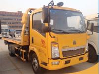 China 4X2 Small Flatbed Tow Truck 3 Ton 2 Axles 6 Wheels For Sinotruk HOWO CCC Approved for sale