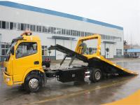 China 4X2 Small Flatbed Tow Truck 3 Ton 2 Axles 6 Wheels For Sinotruk HOWO CCC Approved for sale