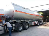 China Professional Heavy Duty Semi Trailers 42000L 45000 L 50000 L Oil / Fuel Tank Trailer for sale