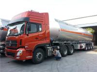 China Professional Heavy Duty Semi Trailers 42000L 45000 L 50000 L Oil / Fuel Tank Trailer for sale