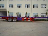China 40ft / 45ft Container Load Trailer , 2 Axle Semi Trailer 30 Tons 35 Tons for sale