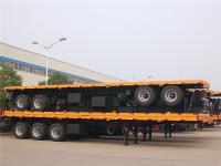 China 40ft / 45ft Container Load Trailer , 2 Axle Semi Trailer 30 Tons 35 Tons for sale