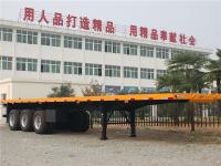China 40ft / 45ft Container Load Trailer , 2 Axle Semi Trailer 30 Tons 35 Tons for sale
