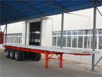 China 40ft / 45ft Container Load Trailer , 2 Axle Semi Trailer 30 Tons 35 Tons for sale