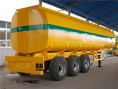 China Oil Tanker Truck Trailer 3 Axle 45000 L 50M3 50cbm Carbon Steel Fuel Tanker Semi Trailer for sale