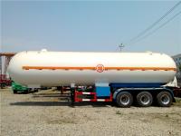 China 25 tons Tanker Truck Trailer 3 Axle Q345R 50000L 50M3 25T LPG Gas Tanker Truck for sale
