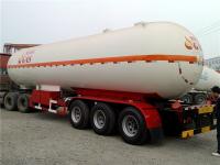 China 25 tons Tanker Truck Trailer 3 Axle Q345R 50000L 50M3 25T LPG Gas Tanker Truck for sale
