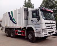 China SINOTRUK HOWO 6X4 Garbage Compactor Truck 16 cbm 10 Wheels For Waste Collect for sale